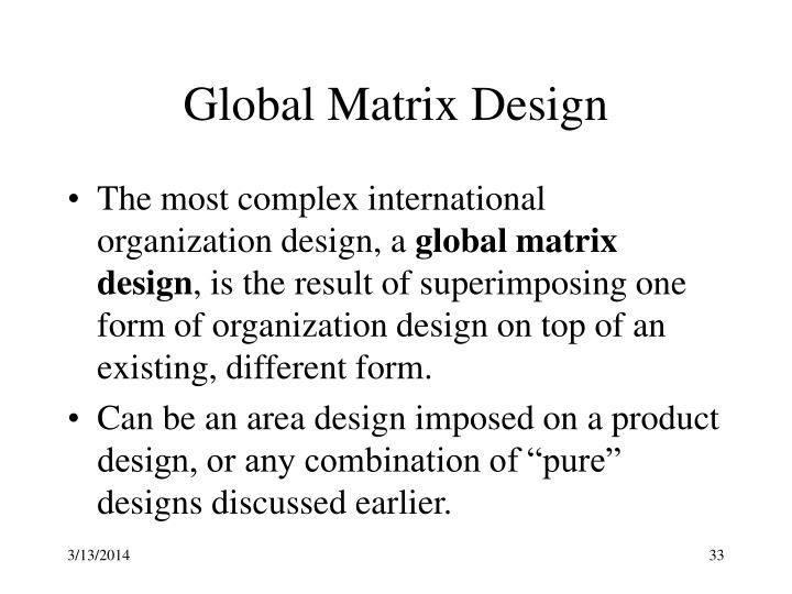PPT - Organization Design for International Business PowerPoint ...
