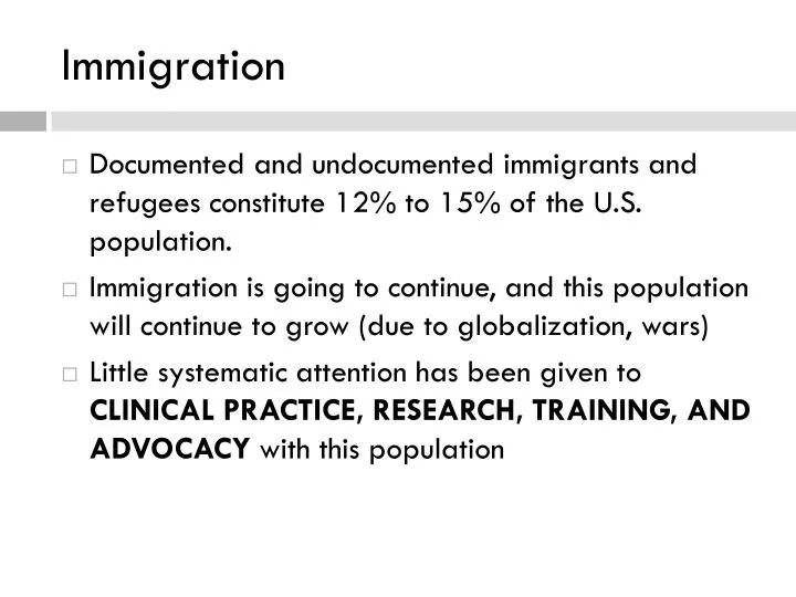 PPT - Immigration PowerPoint Presentation, free download - ID:469647