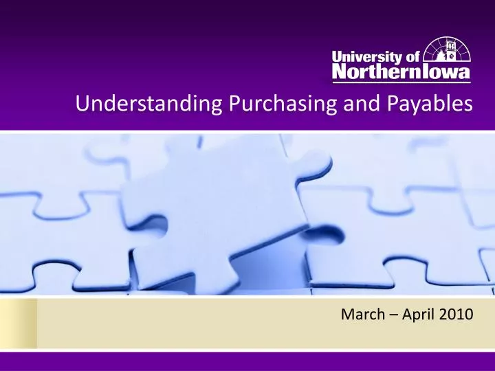 PPT - Understanding Purchasing and Payables PowerPoint Presentation ...