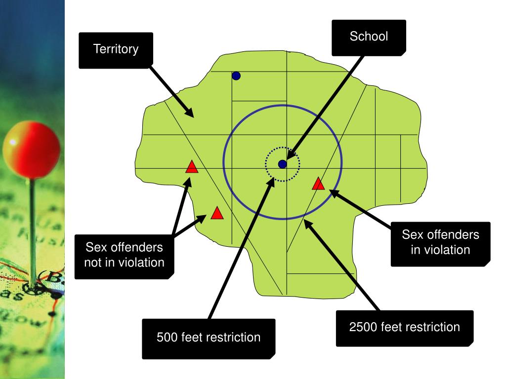 Ppt Sex Offender Boundary Restrictions A Geospatial Approach Powerpoint Presentation Id469748