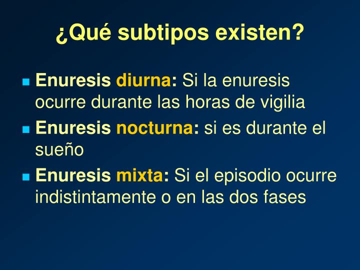 PPT - Trastornos de enuresis y encopresis en niños y adolescentes ...
