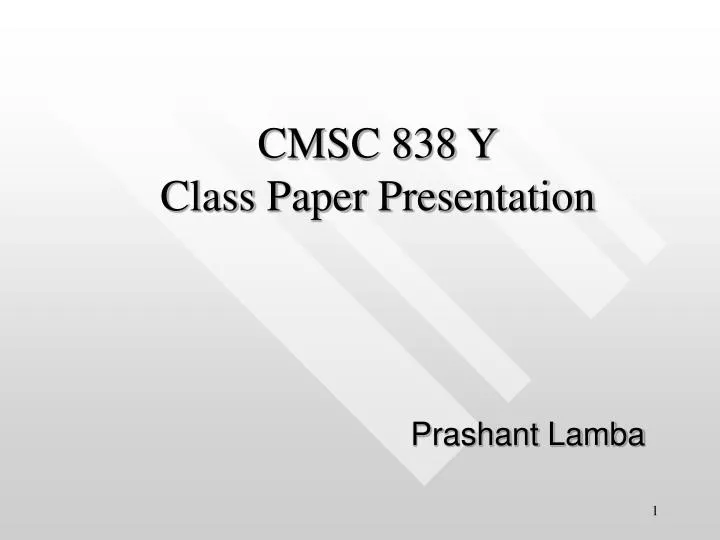 PPT - Prashant Lamba PowerPoint Presentation, free download - ID:471185