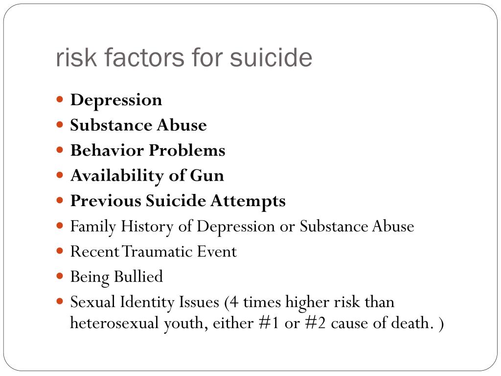 PPT - Teen Suicide PowerPoint Presentation, free download - ID:471469