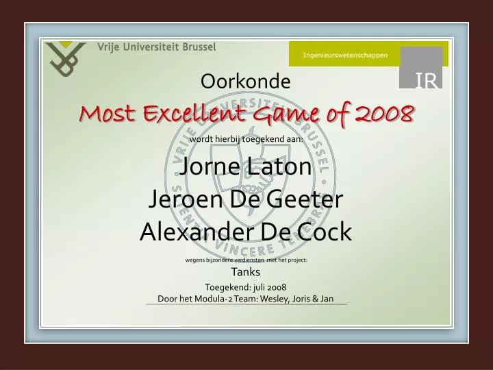 PPT - Oorkonde PowerPoint Presentation, free download - ID:47165