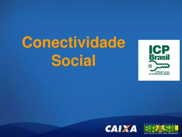 PPT - Conectividade Social PowerPoint Presentation, free download - ID ...