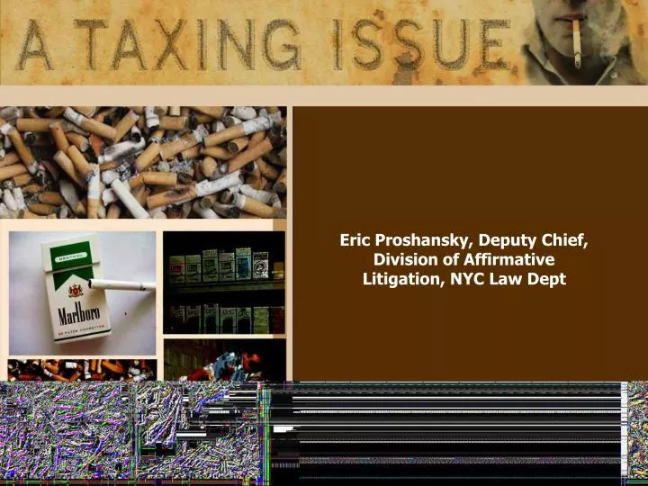 PPT - Eric Proshansky, Deputy Chief, Division of Affirmative Litigation ...
