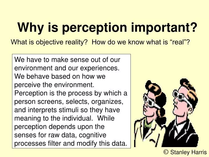 PPT - Why is perception important? PowerPoint Presentation, free ...