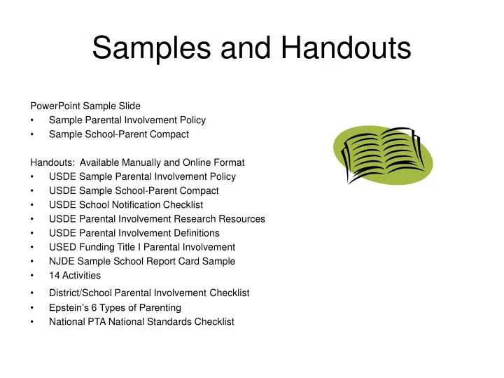 PPT - Samples and Handouts PowerPoint Presentation, free download - ID ...