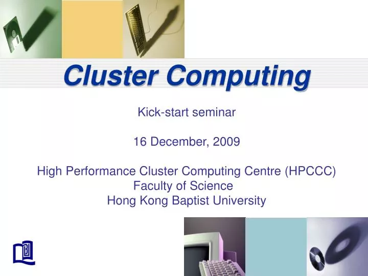 Ppt Cluster Computing Powerpoint Presentation Free Download Id 472741