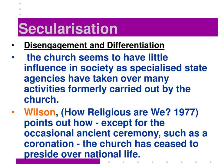 PPT - Secularisation PowerPoint Presentation - ID:473138