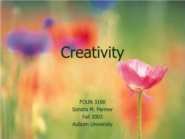 PPT - Creativity PowerPoint Presentation, free download - ID:473260