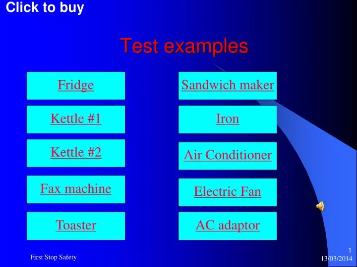 PPT - Test examples PowerPoint Presentation, free download - ID:473458