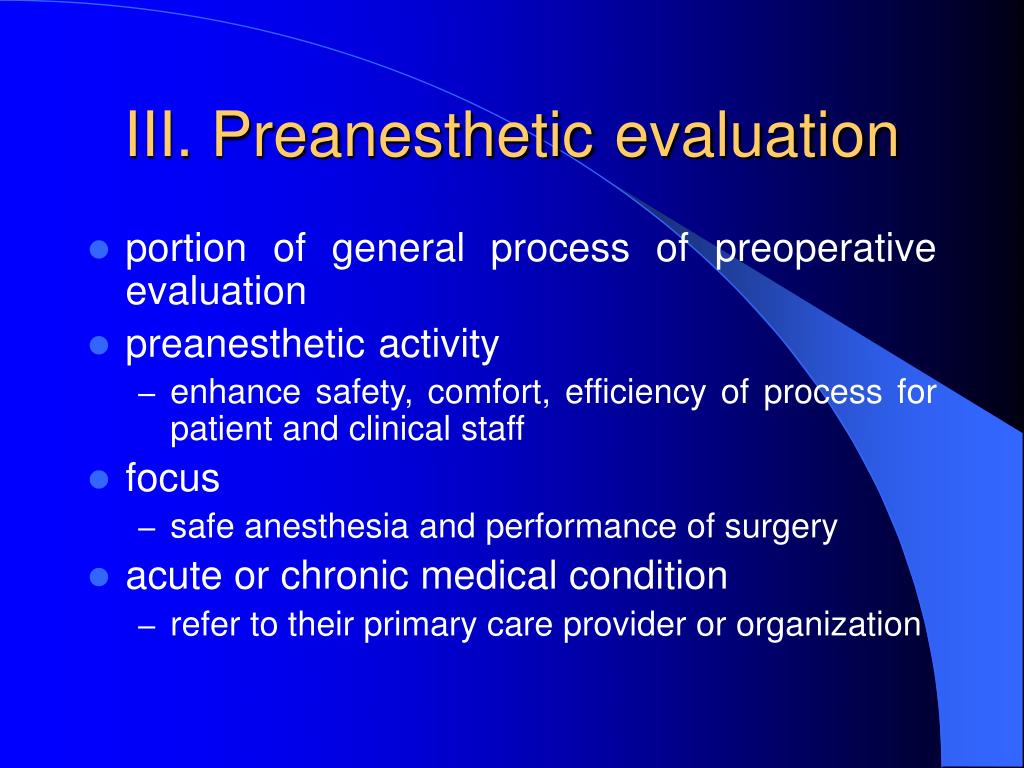 PPT - Preanesthetic Evaluation of the Surgical patient PowerPoint ...
