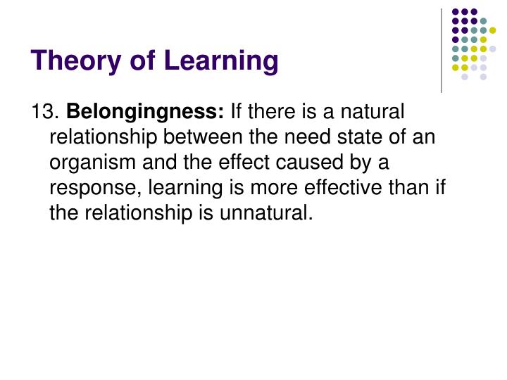 PPT - Learning Theories PowerPoint Presentation - ID:473969