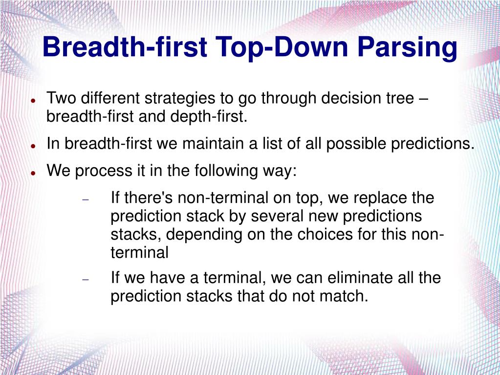 PPT - Top-down Parsing PowerPoint Presentation, free download - ID:473997 PPT - Top-down Parsing PowerPoint Presentation, free download - ID:473997