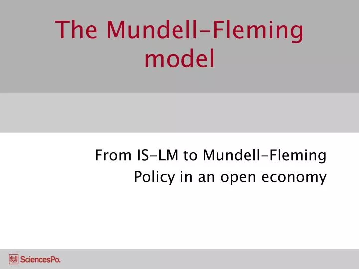 PPT - The Mundell-Fleming model PowerPoint Presentation, free download ...