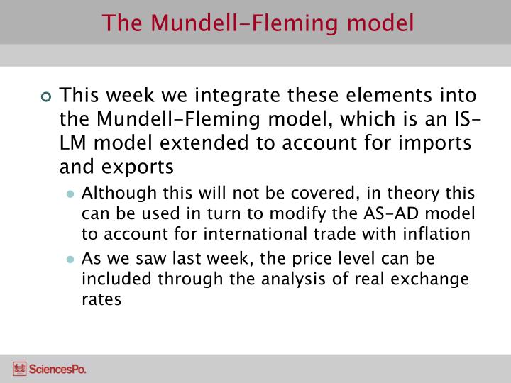 PPT - The Mundell-Fleming model PowerPoint Presentation - ID:474631