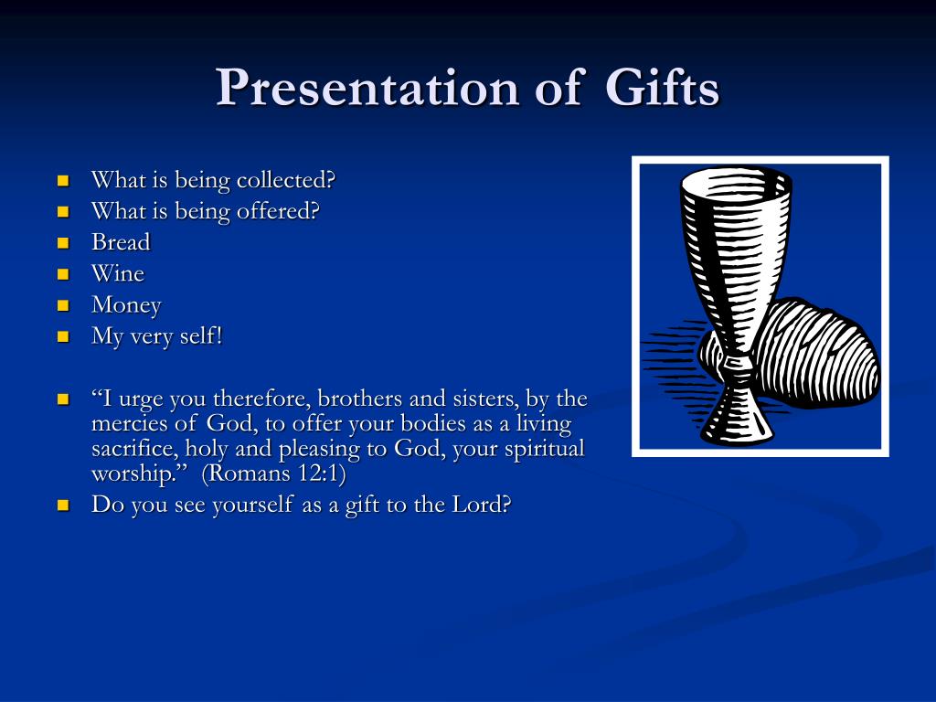 PPT - “This Holy Exchange of Gifts: The Sacrifice of the Mass ...