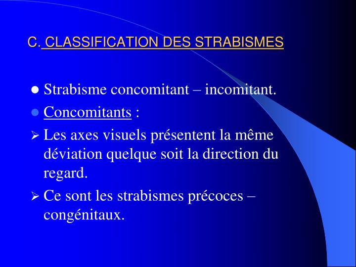 PPT - STRABISME ET PARALYSIE OCULO - MOTRICE PowerPoint Presentation ...