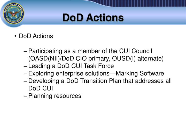 PPT - Controlled Unclassified Information (CUI), the New Marking System ...