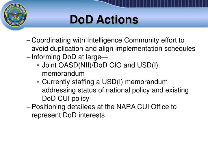 PPT - Controlled Unclassified Information (CUI), the New Marking System ...