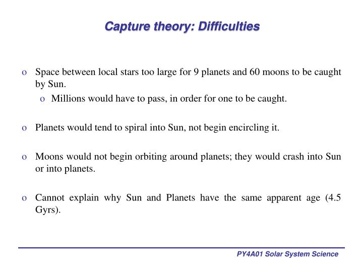 PPT - Lecture 5-6 - Solar system formation theories PowerPoint ...