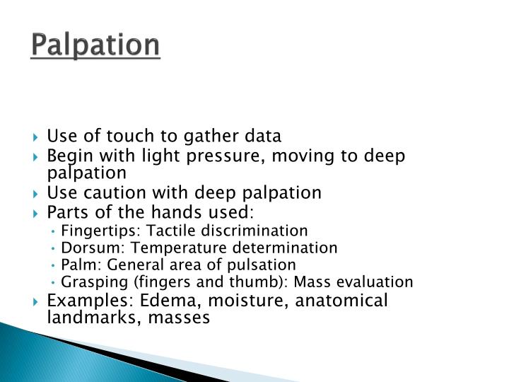 PPT - Assessing Health: Physical Examination Metro Community College ...