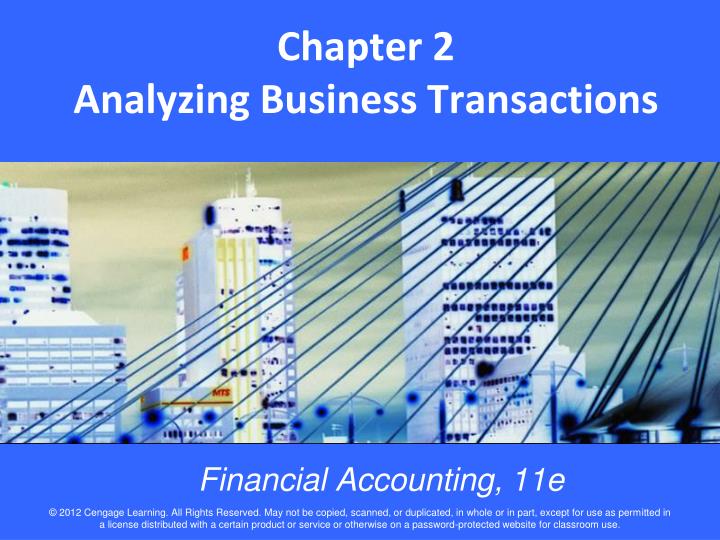 PPT - Chapter 2 Analyzing Business Transactions PowerPoint Presentation - ID:475915