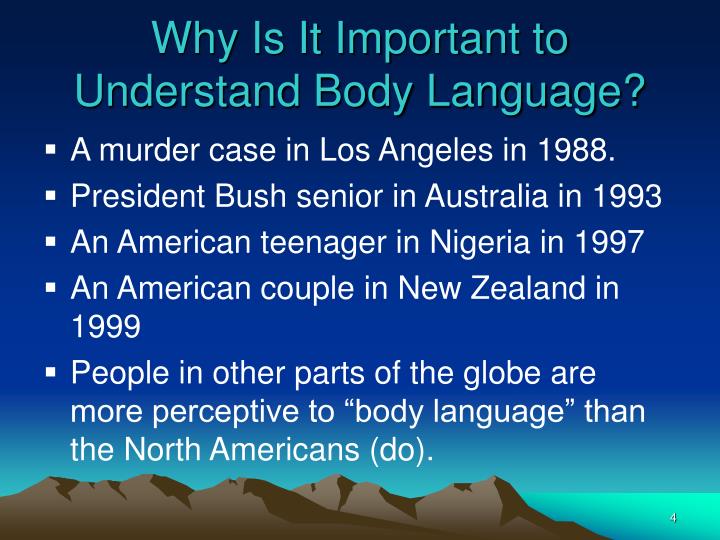 PPT - BODY SPEAKS: THE IMPORTANCE OF BODY LANGUAGE PowerPoint ...