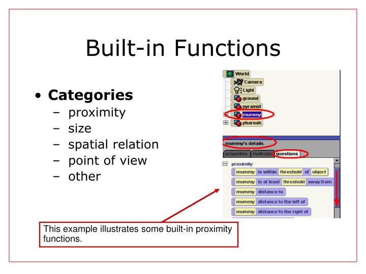 PPT - Programming: Putting Together the Pieces Built-in Functions and ...