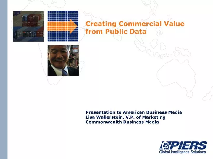 PPT - Creating Commercial Value from Public Data PowerPoint ...