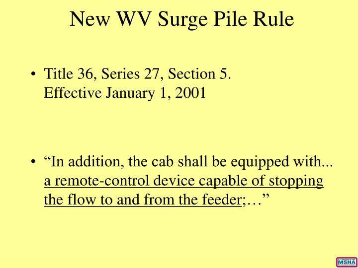 PPT - Surge Pile Safety PowerPoint Presentation - ID:476467