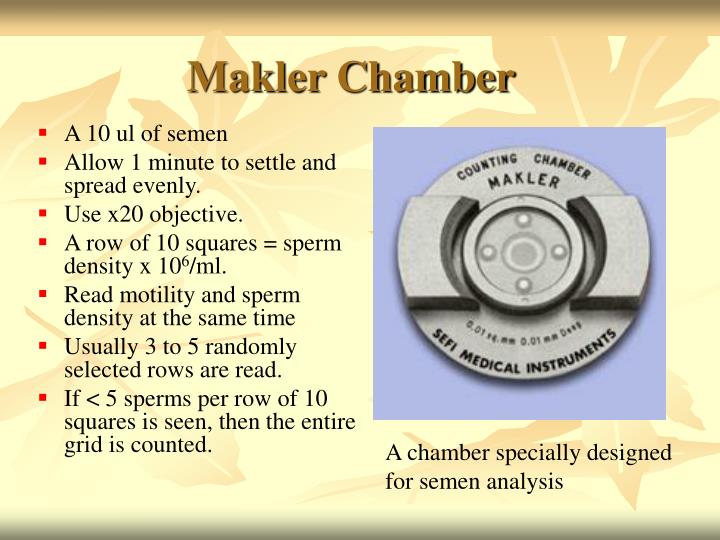 PPT - Semen Analysis and Sperm Preparation PowerPoint Presentation - ID ...