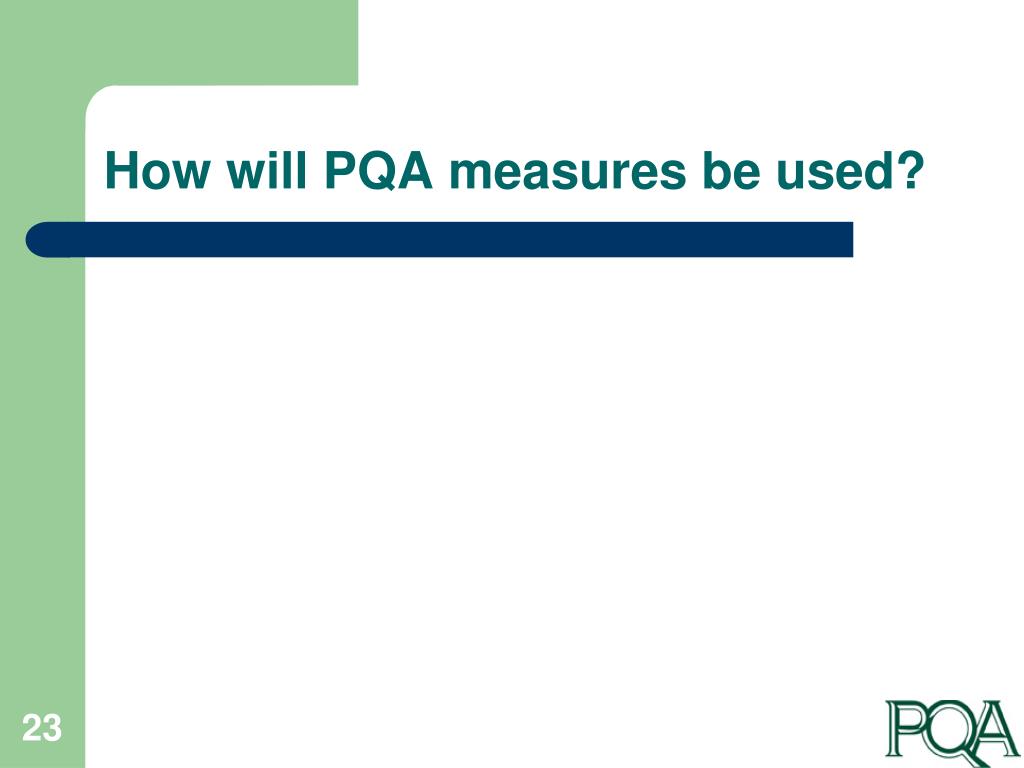PPT - The Pharmacy Quality Alliance: Promoting High-Value Health Care ...