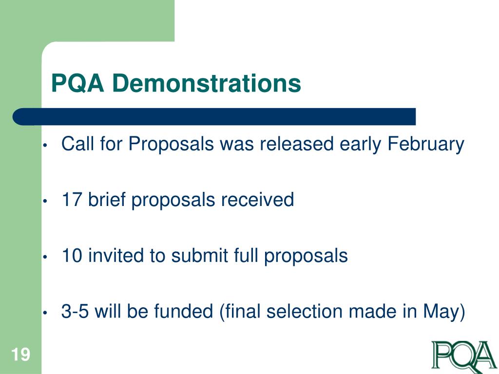 PPT - The Pharmacy Quality Alliance: Promoting High-Value Health Care ...