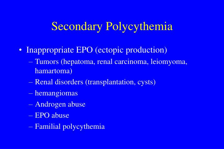 PPT - Polycythemia Vera (lots of red cells - for real) PowerPoint ...
