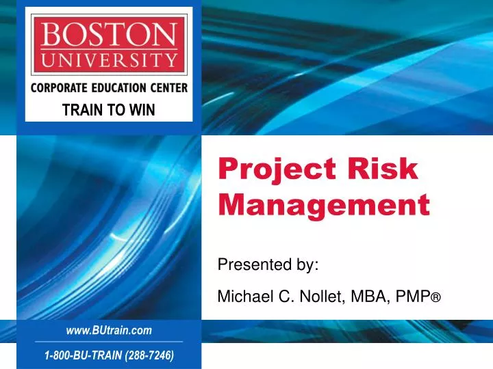 PPT - Project Risk Management PowerPoint Presentation, free download ...