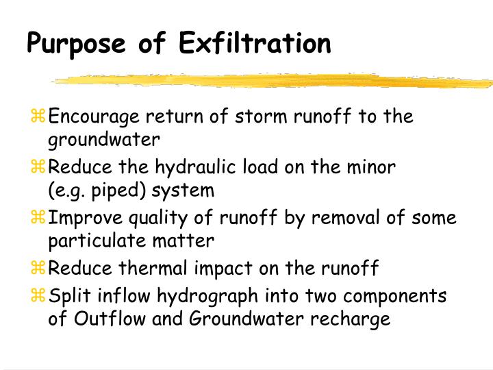 PPT - Exfiltration Trench PowerPoint Presentation - ID:478555
