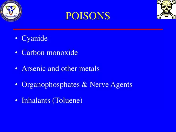 PPT - POISONS PowerPoint Presentation, free download - ID:478695