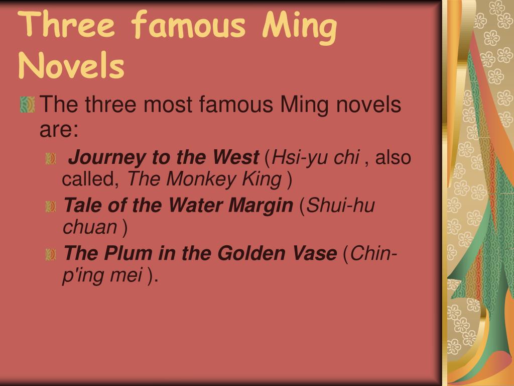 PPT - Ming Dynasty Literature PowerPoint Presentation, free download ...
