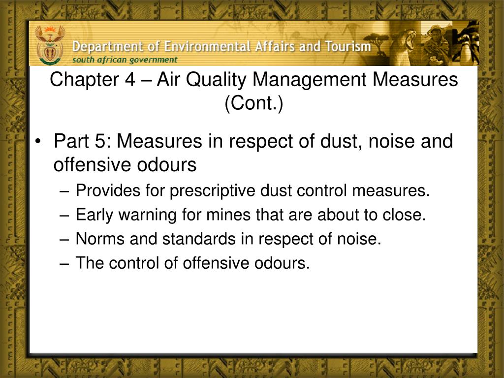 PPT - NATIONAL ENVIRONMENTAL MANAGEMENT: AIR QUALITY BILL PowerPoint ...