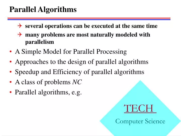 Ppt Parallel Algorithms Powerpoint Presentation Free Download Id 480360