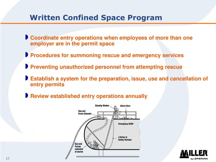 PPT - MILLER FALL PROTECTION Confined Space Presentation PowerPoint ...