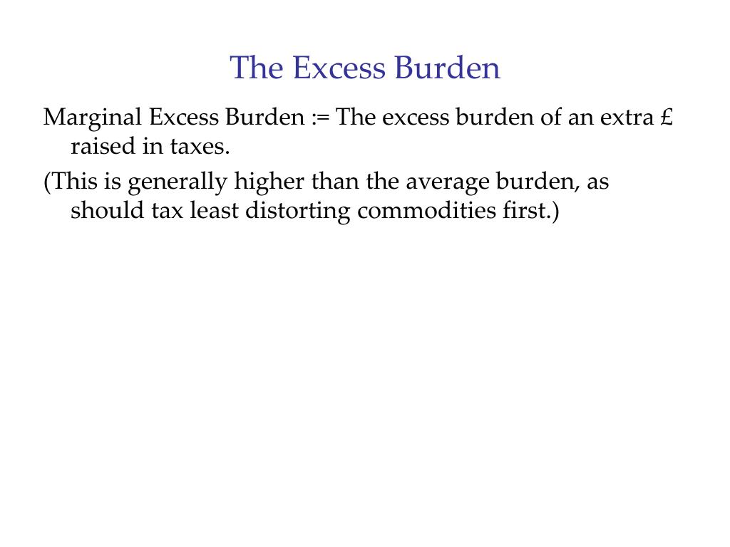 PPT - Tax Incidence and the Efficiency Cost of Taxation PowerPoint ...