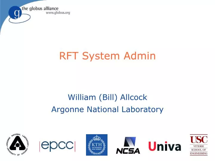 PPT - RFT System Admin PowerPoint Presentation, free download - ID:481132