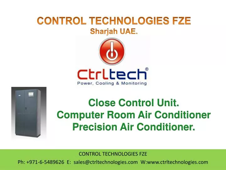 PPT - Close Control unit. CCU. CRAC. Precision Air Conditioner ...