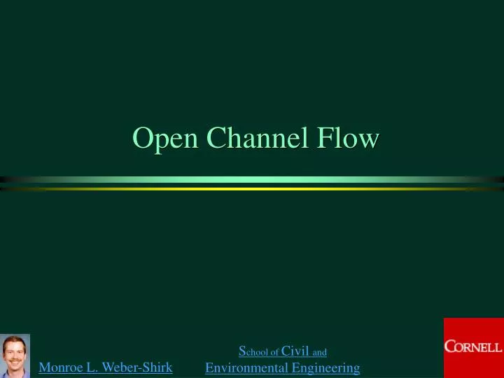 PPT - Open Channel Flow PowerPoint Presentation, free download - ID:482413