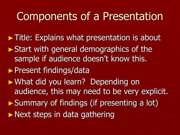 PPT - Reporting and Presenting Data PowerPoint Presentation - ID:482762