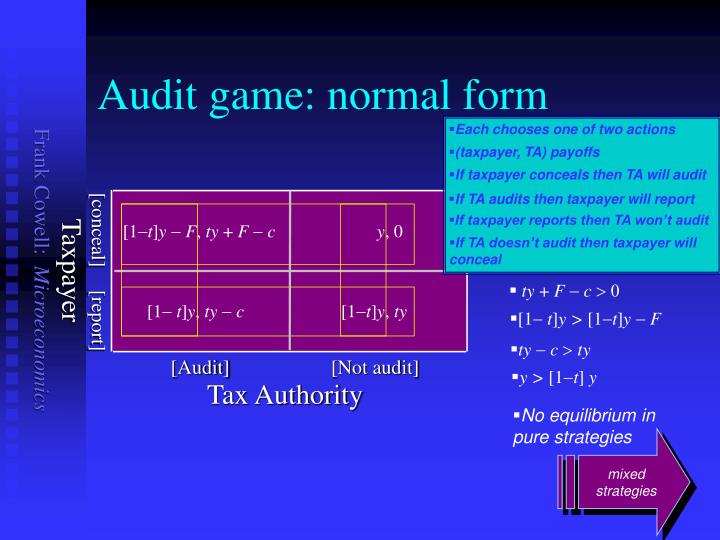 PPT - Games: Mixed Strategies PowerPoint Presentation - ID:482794