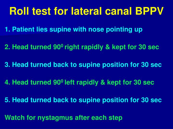 PPT - B.P.P.V. & Vestibular neuronitis PowerPoint Presentation - ID:482833